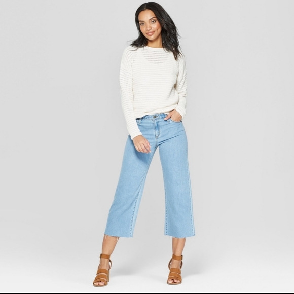Universal Thread | Jeans | Universal Thread High Rise Wide Leg Crop ...